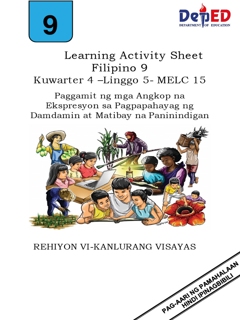 Q4 FIL9 Week 5 MELC 15 | PDF