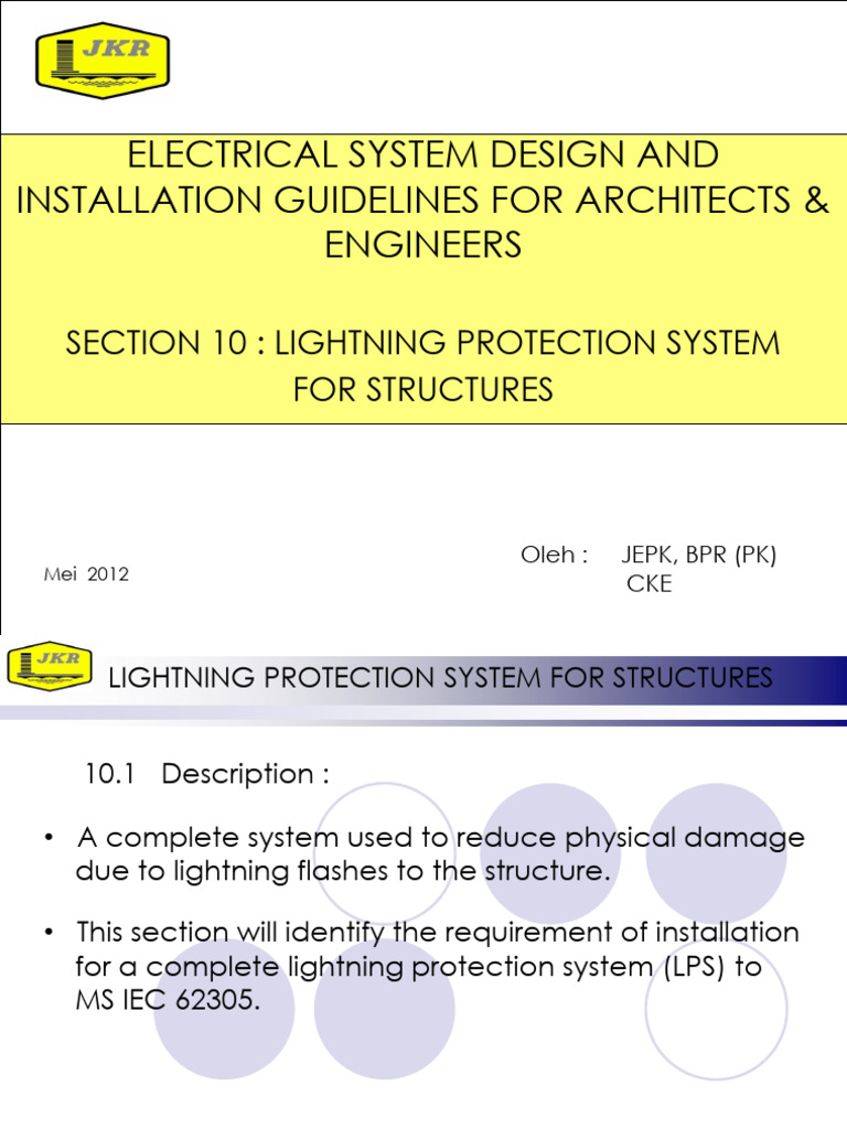 Lightning Protection System Design Guide | PDF | Electrical Conductor ...