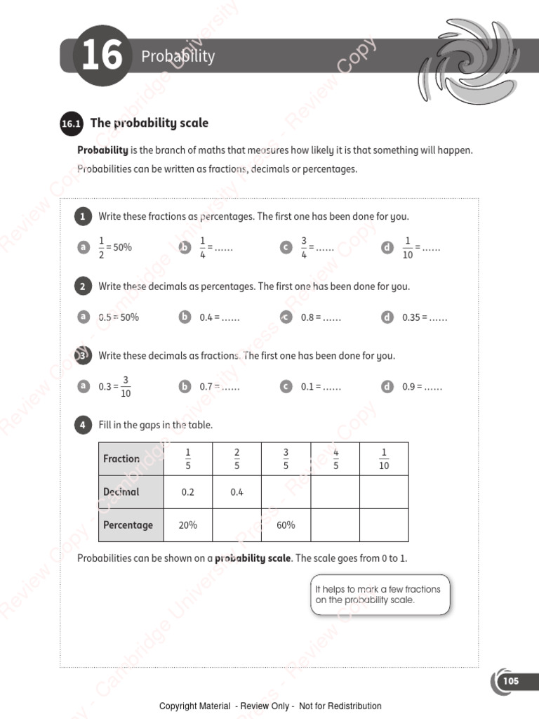 Probability Practice - 6T | PDF | Probability | Probability Theory