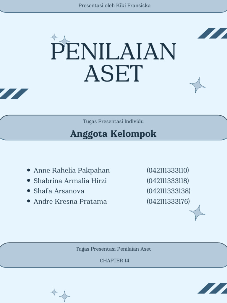 Penilaian Aset TM 7 | PDF