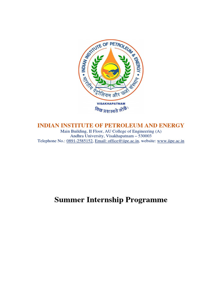 SIP GUIDELINES | PDF | Internship | Job Hunting