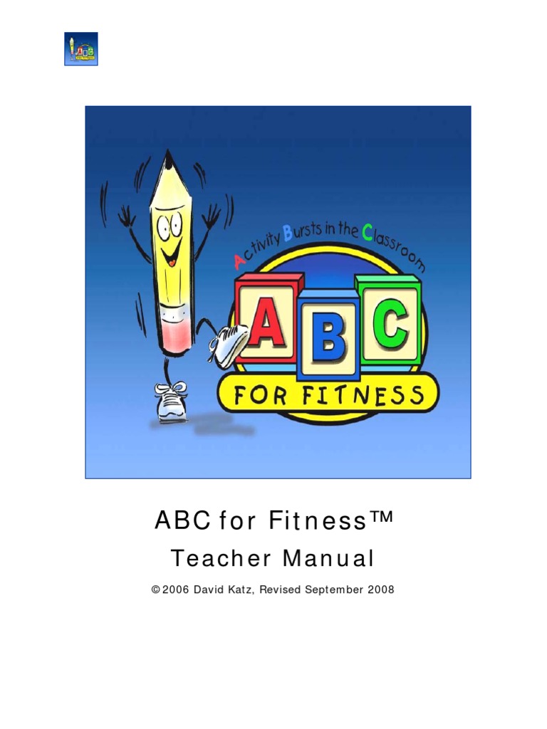 ABC For Fitness™: Teacher Manual | PDF | Obesity | Physical Exercise