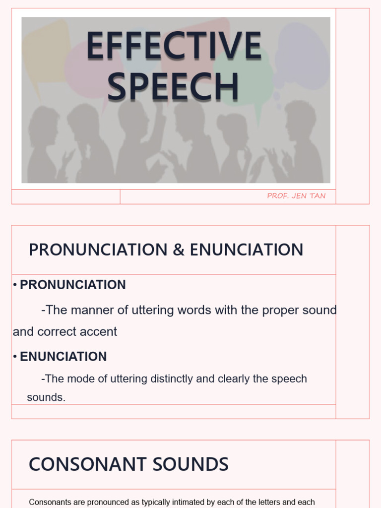 Lesson 2 Pronunciation and Enunciation | PDF | Oral Communication ...