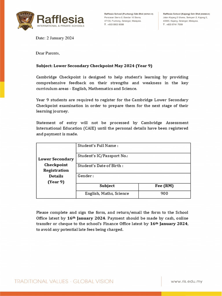 Checkpoint May 2024 Series Examination Registration | PDF | Career ...