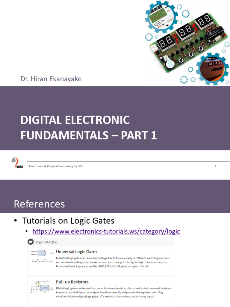 Digital Electronics | PDF | Logic Gate | Integrated Circuit