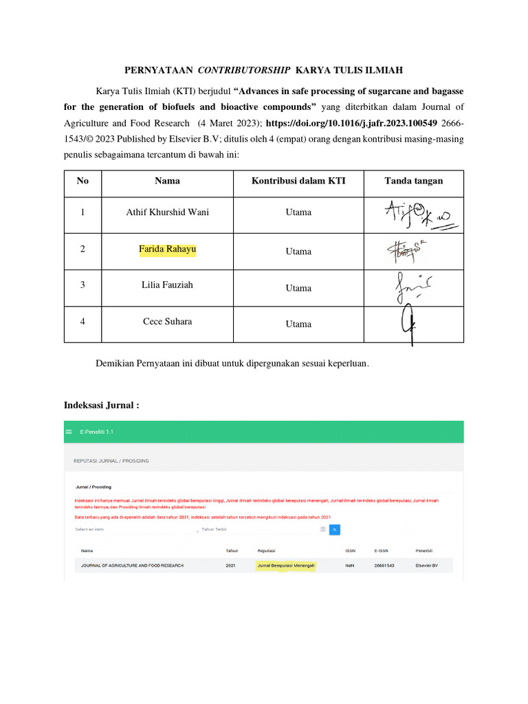2.3. Advances in Safe Processing of Sugarcane and Bagasse For The ...