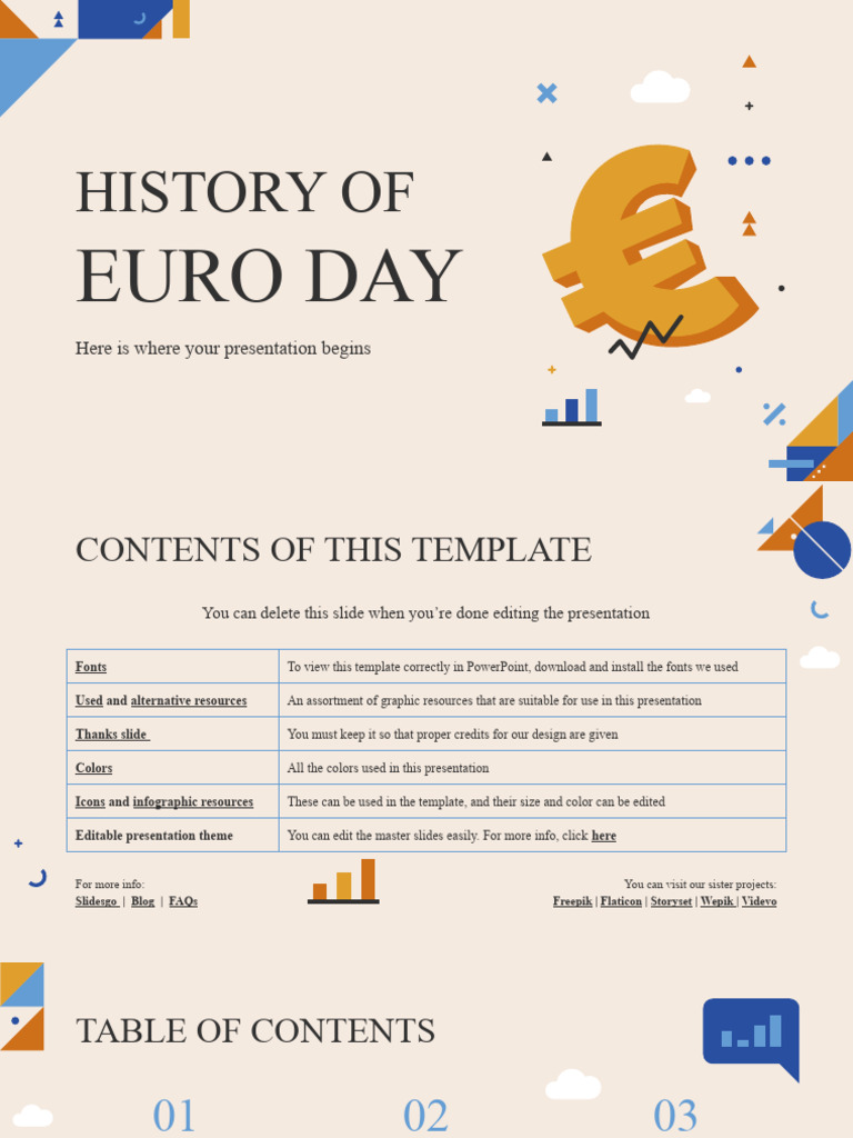 History of Euro Day by Slidesgo | PDF | Planets | Solar System