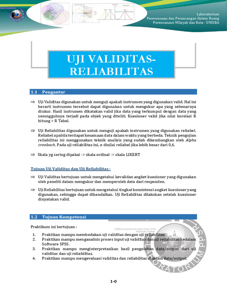 Analisis Validitas-Reliabilitas 2024 | PDF