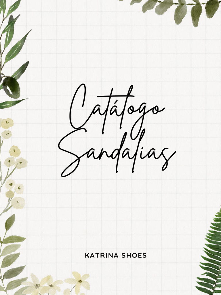Catálogo de Sandalias KATRINA SHOES | PDF | Ropa | Accesorios de moda