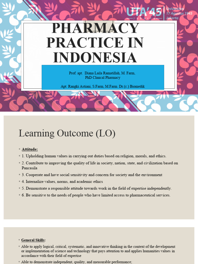 Pharmacy Practice in Indonesia | PDF | Pharmacy | Pharmacist