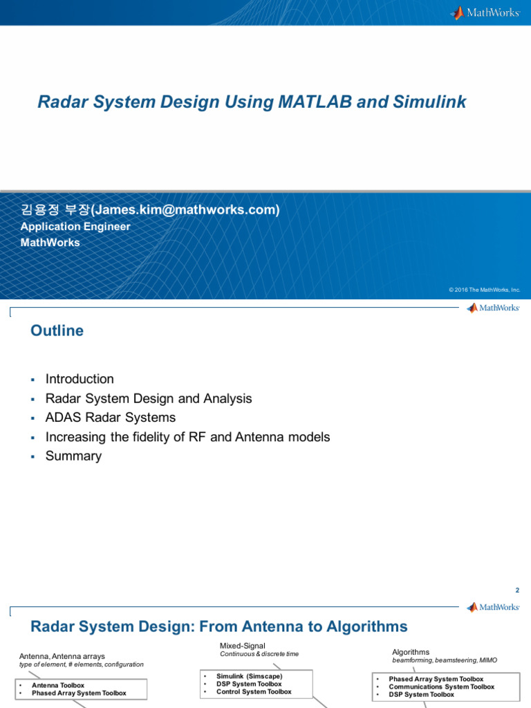Radar System Design Pdf Radar Antenna Radio