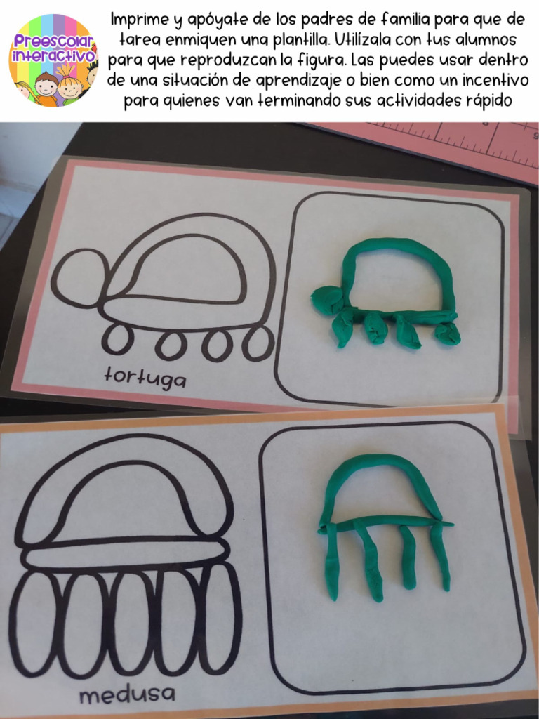 Moldes de Plastilina. Reproduce La Figura | PDF