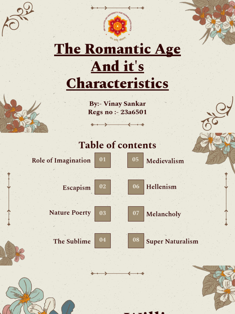 The Romantic Age | PDF | Greek Mythology | Samuel Taylor Coleridge