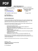 Chief Letter Head | PDF