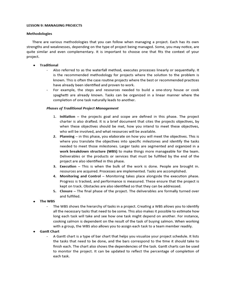 EmTech Handouts | PDF | Project Management | Agile Software Development