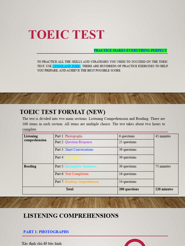 (TOEIC TEST) Smart Keys To Increase Your Score in TOEIC Listening and ...