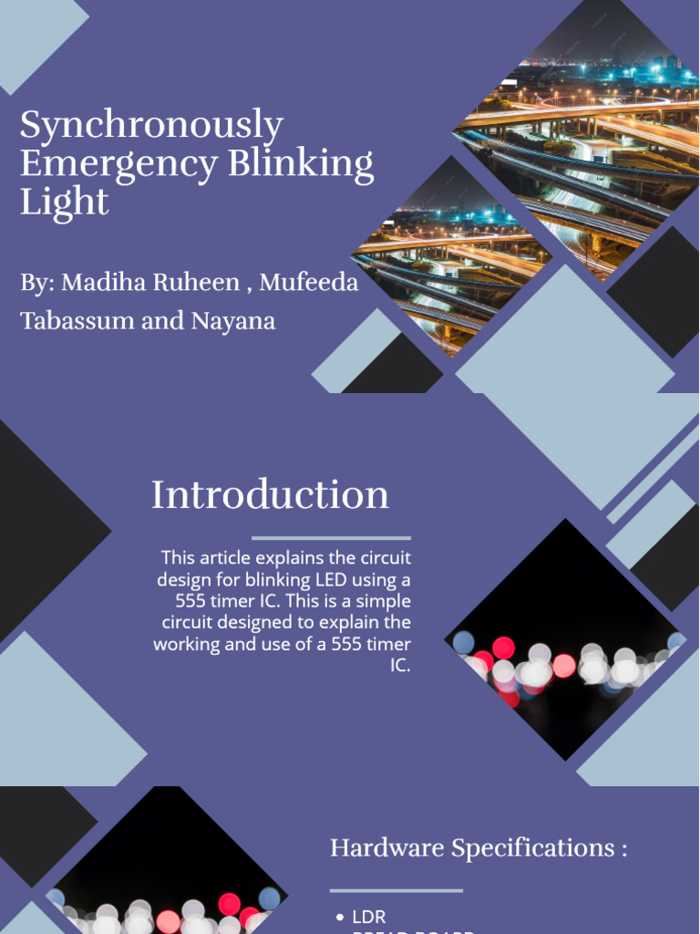 DIY Synchronous Blinking LED Guide | PDF | Equipment | Computer Engineering