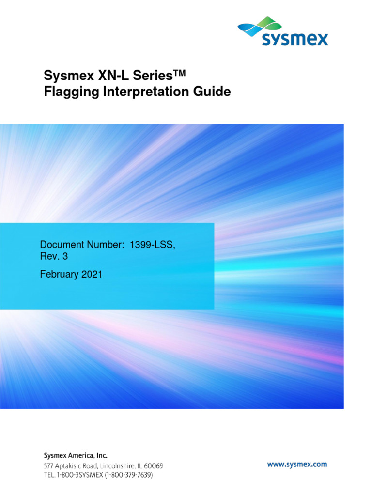 XN-L - Series Flagging Guide - 1399-lss - Rev3 | PDF | White Blood Cell ...