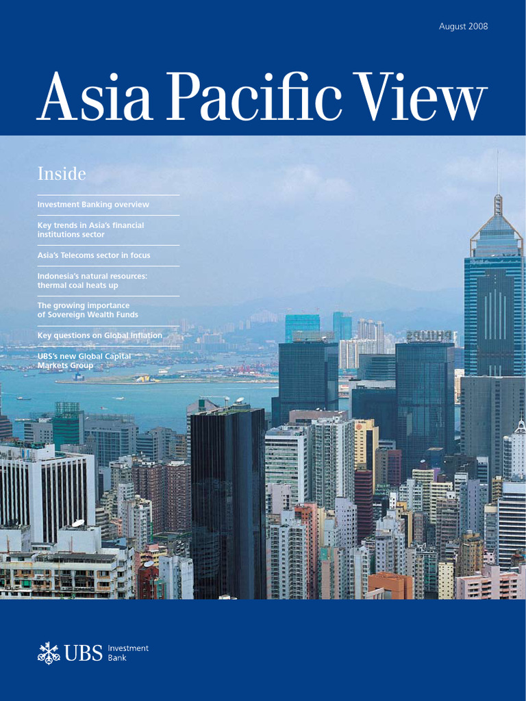 UBS IBD Asia Pacific View | PDF | Mergers And Acquisitions | Investment ...