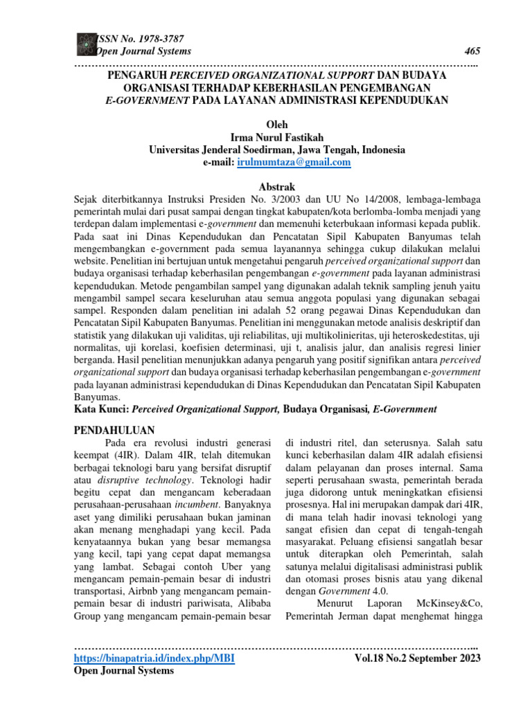 ISSN No. 1978-3787 Open Journal Systems 465 | PDF | Komputer