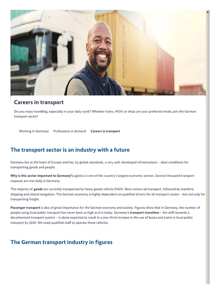 Transport - Germany | PDF | Driver's License | Transport