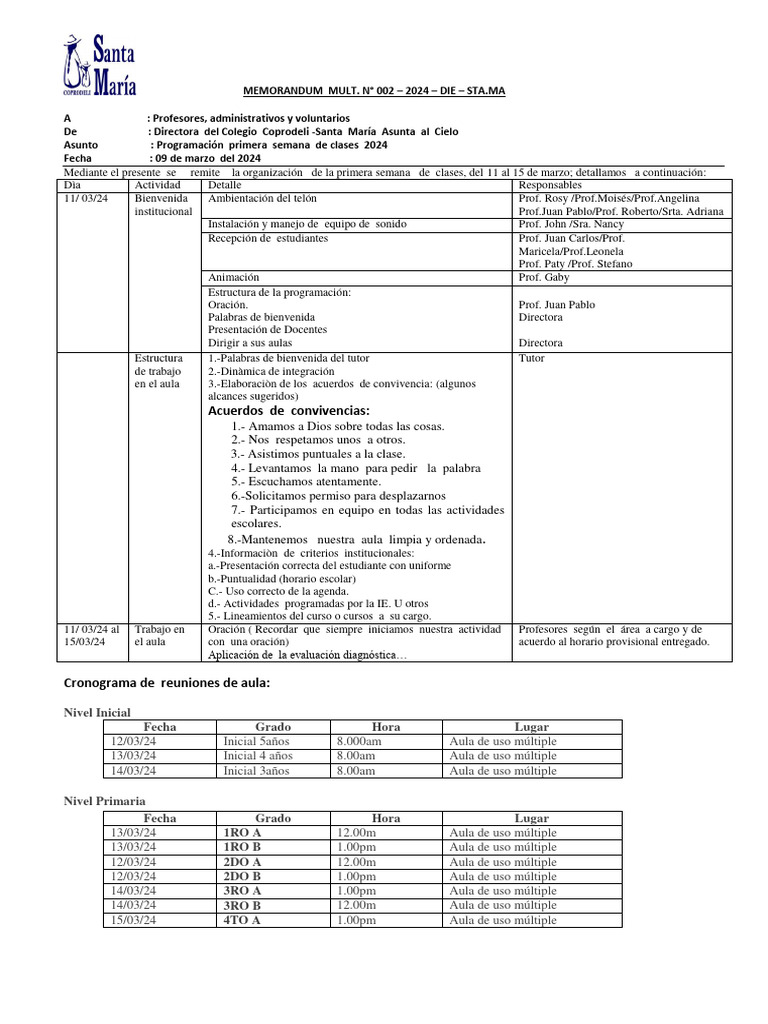 002 Primera Semana de Clase | PDF | Modificación de comportamiento ...