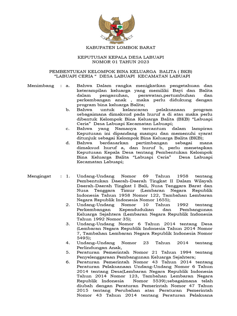 SK BKB, BKR, BKL 2023oke | PDF