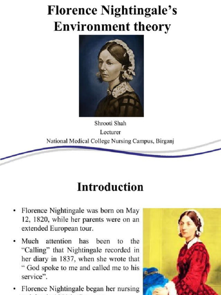 Florance Nightingale Environmental Theory | PDF