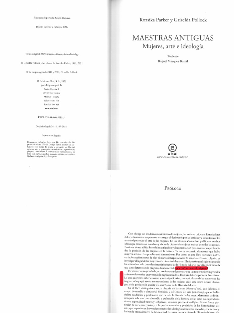 Parker Pollock Maestras Antiguas | PDF