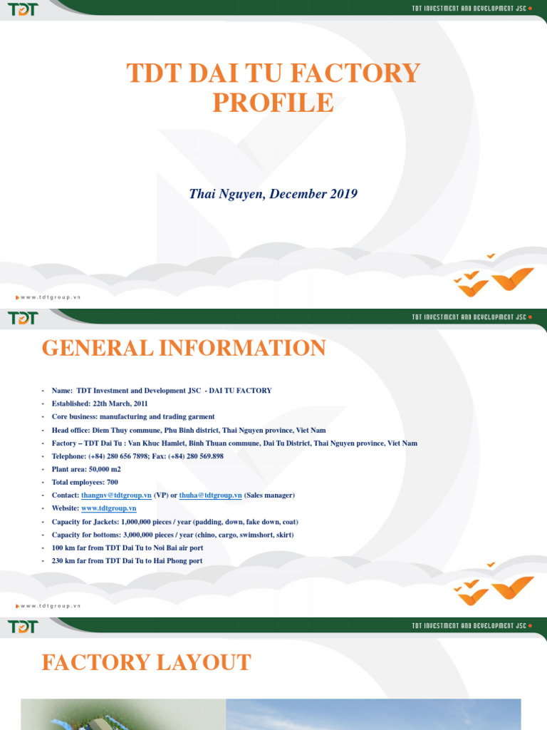 TDT PROFILE - TDT Đai Tu | PDF | Business
