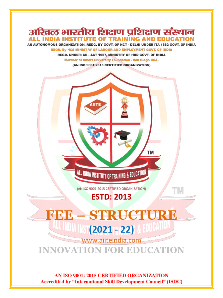 AllTE INTERNATIONAL FEE STRUCTURE | PDF | Naturopathy | Doctor Of Medicine