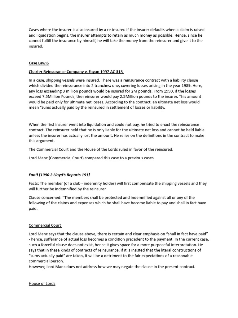 Insurance | PDF | Liability Insurance | Indemnity