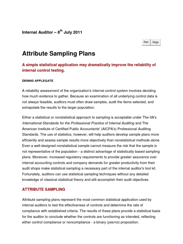 CIA Material Sampling | PDF | Audit | Internal Audit