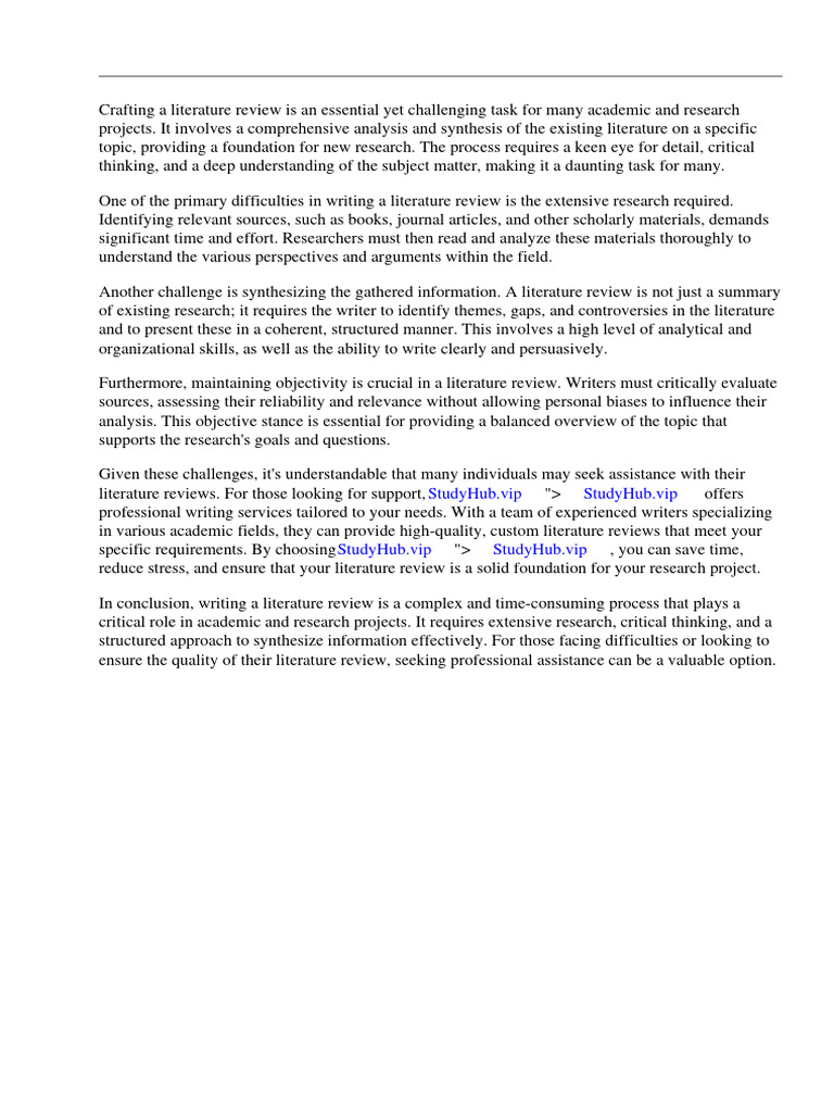 Main Points in Literature Review | PDF | Knowledge | Literature Review