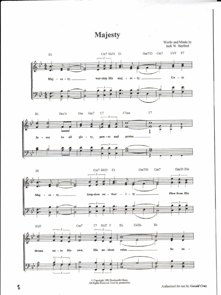 Majesty- By Jack W. Hayford | PDF