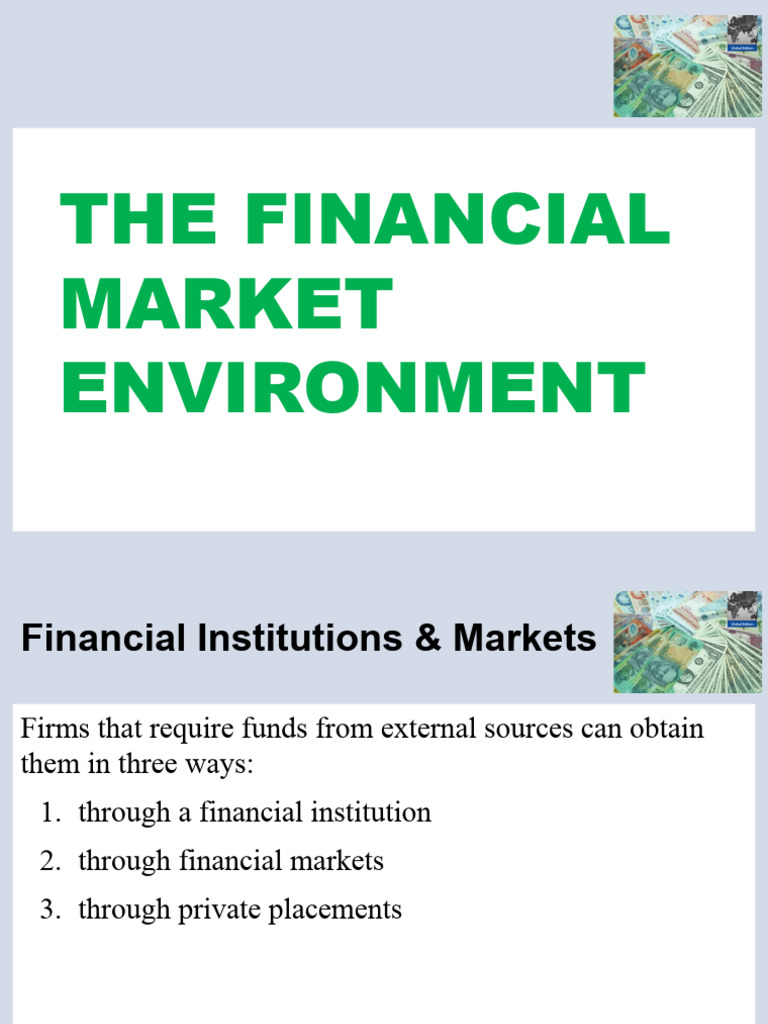 Overview of Financial Institutions & Markets | PDF | Financial Markets ...