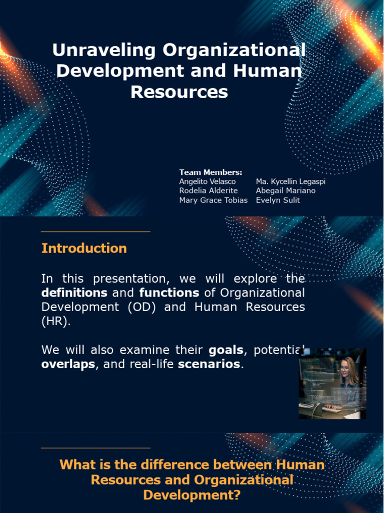 HR and OD: Synergies for Success | PDF | Human Resources | Human ...