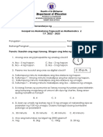 Grade2 Math2 Q4 SUMMATIVE-TEST-1-2 | PDF