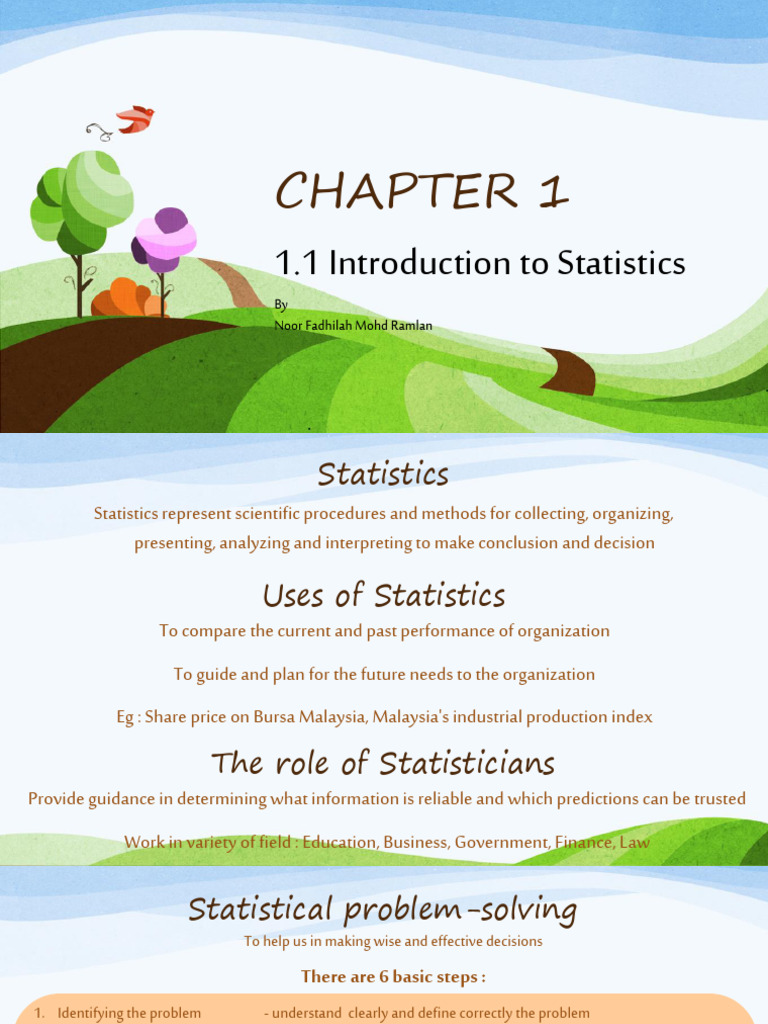 Chapter 1.1 | PDF | Statistics | Level Of Measurement