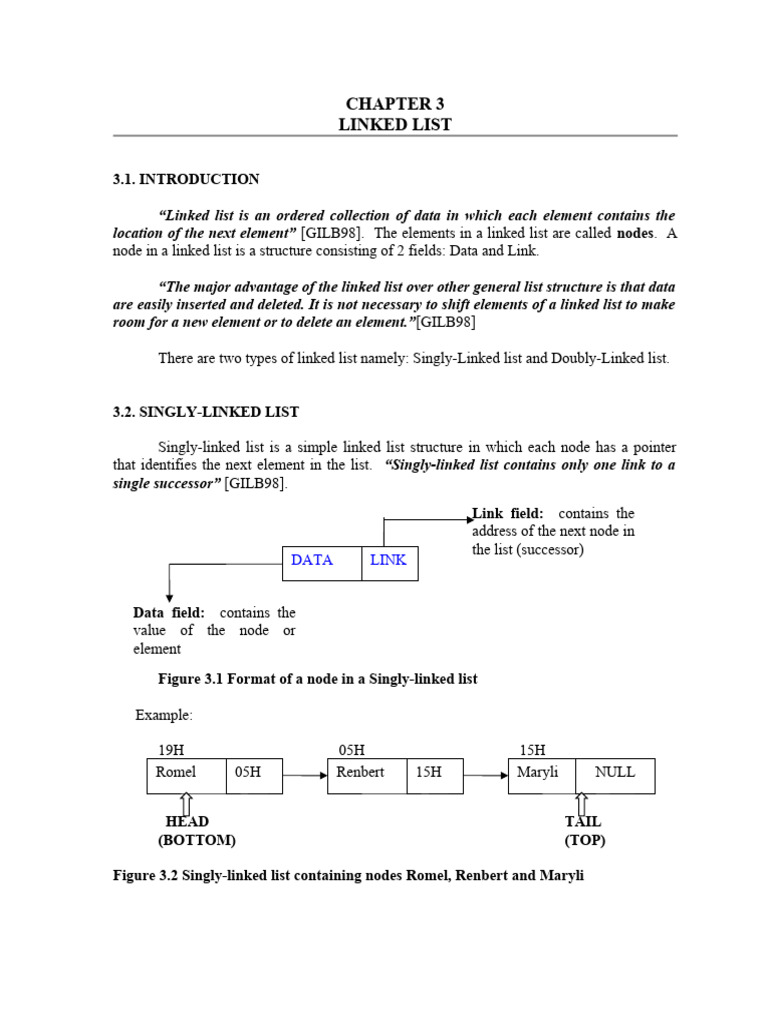 Module 4 - Linked List | PDF | Computer Data | Software Engineering