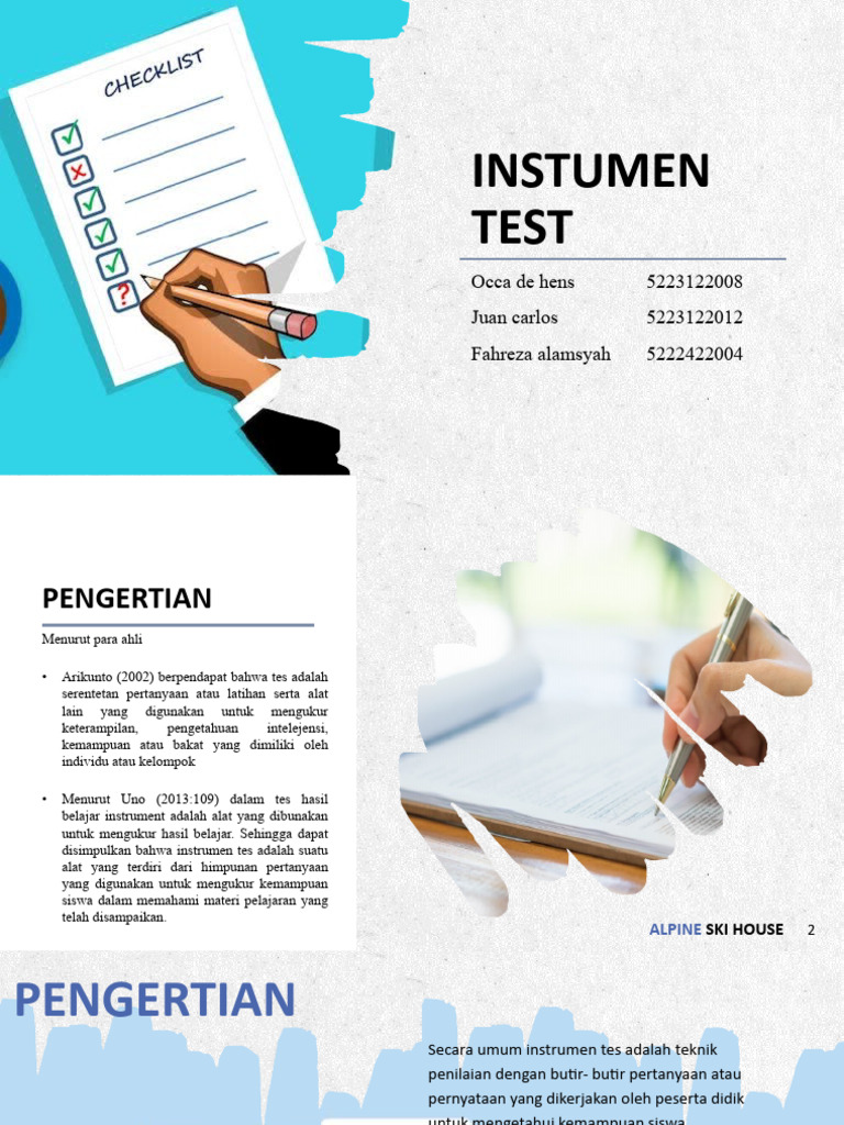 Instrumen Tes | PDF | Karier & Perkembangan | Seni