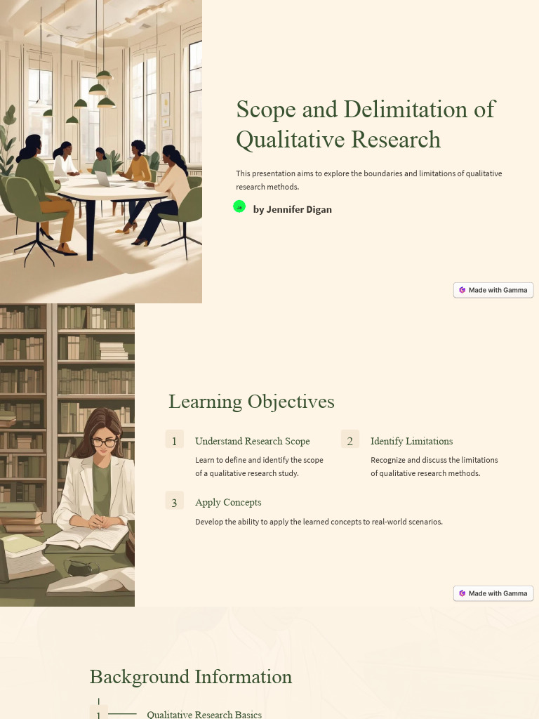 Qualitative Research Scope & Limits | PDF | Qualitative Research ...