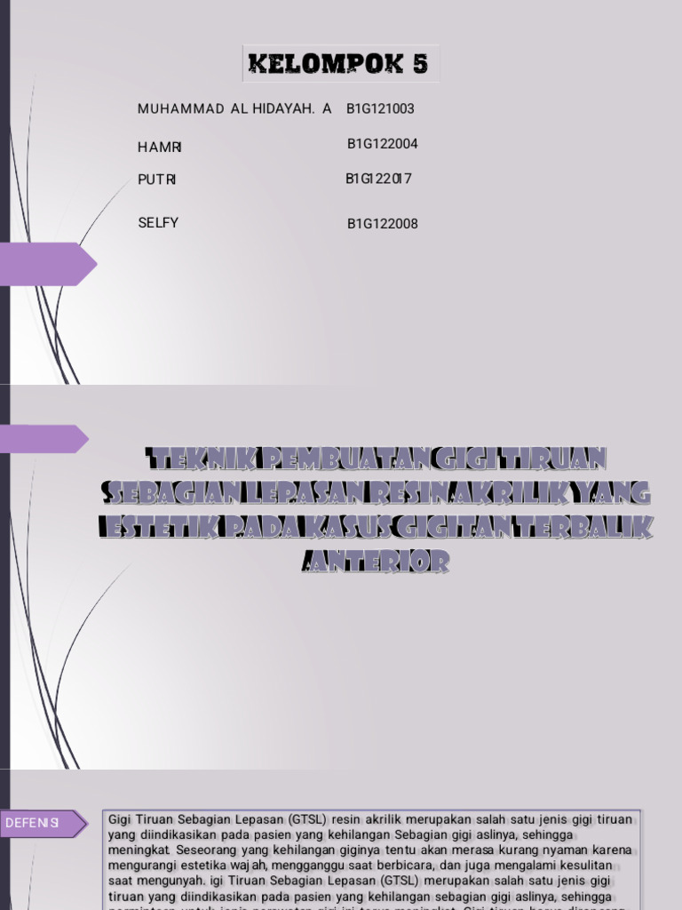 GTSL Kompleks Kel 5 Revisi | PDF