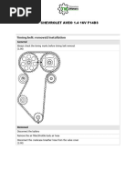 Timing Belt Replacement Guide Toyota 2KD | PDF | Vehicle Technology ...