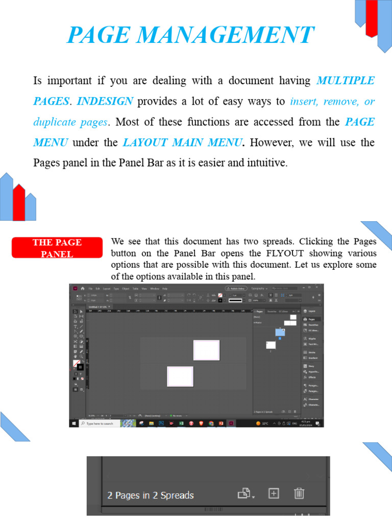 Pages | PDF | Button (Computing) | Menu (Computing)