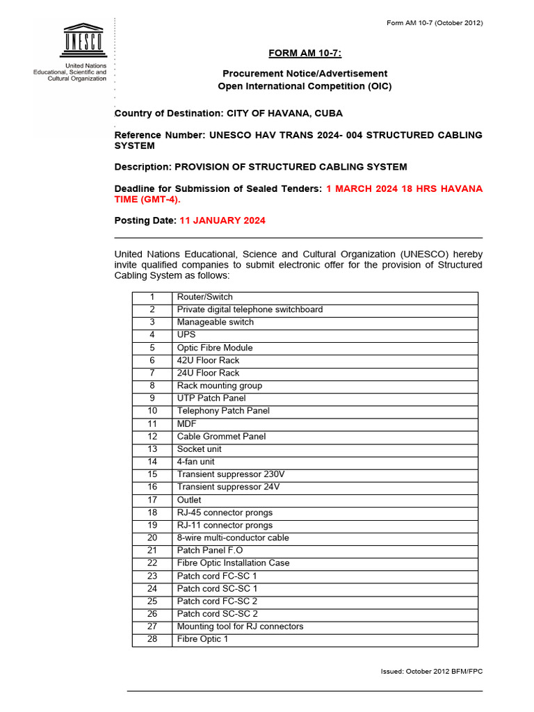 Form AM10-7_extended 1 | PDF | Telecommunications | Telecommunications ...