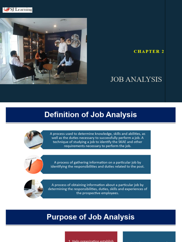 Chapter 2 Job Analysis | PDF | Industrial And Organizational Psychology | Workplace