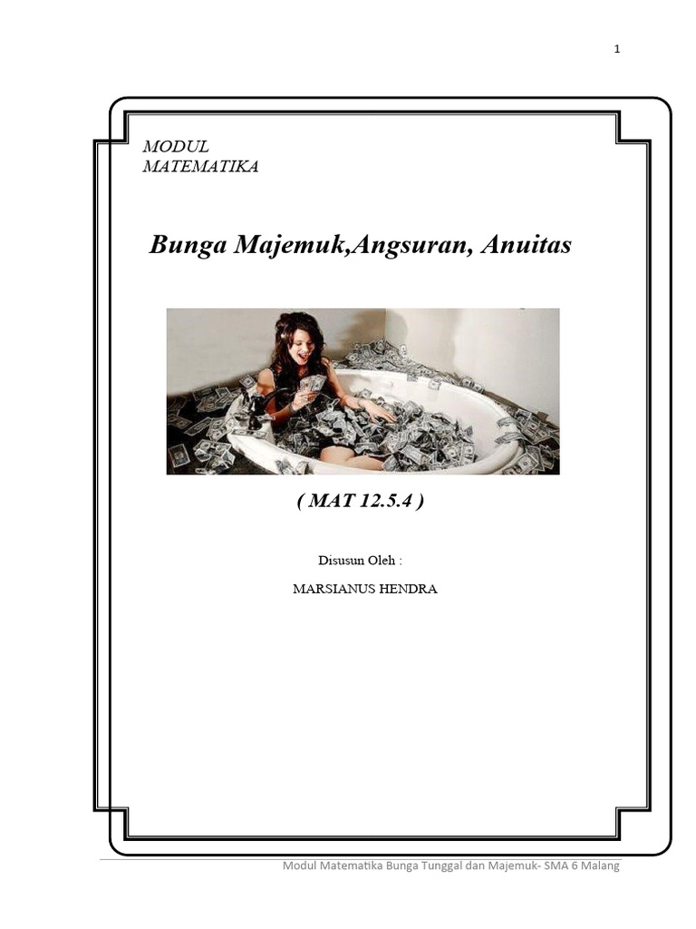 Modul 4 Bunga Tunggal Dan Bunga Majemuk | PDF