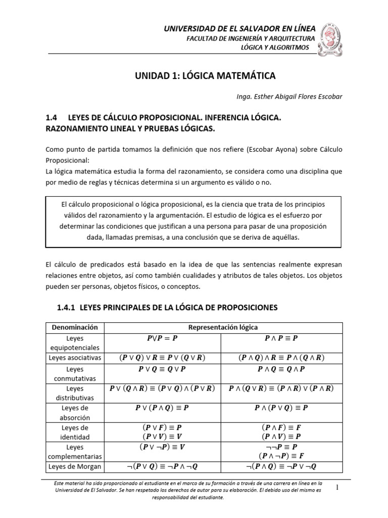 Virfia Lya115 U1 CT 1.4 Me | PDF | Inferencia | Lógica