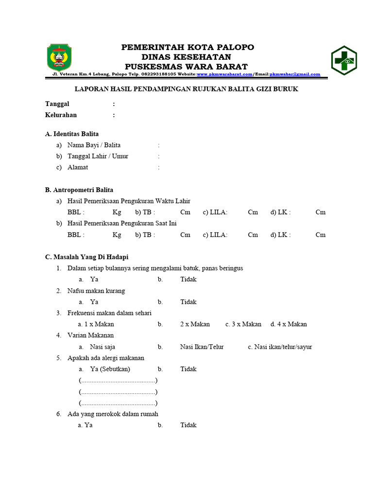 Lap. Hasil Pendampingan | PDF | Kesehatan Holistik